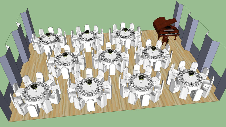 Events floor plan | 3D Warehouse