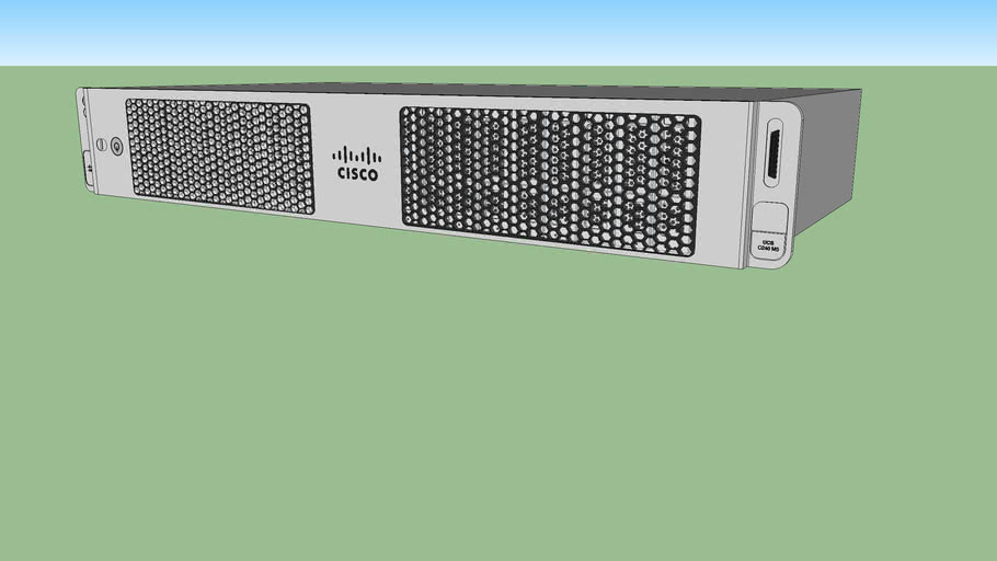 Cisco UCS C240 M5 (SFF) rack mount server | 3D Warehouse