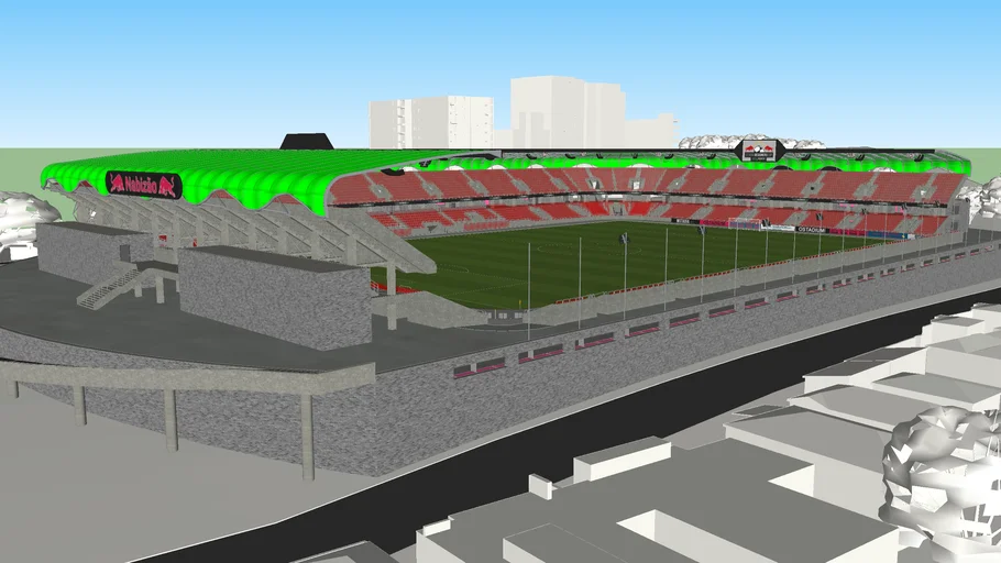 Stadium for Red Bull Bragantino (Brazil) | 3D Warehouse