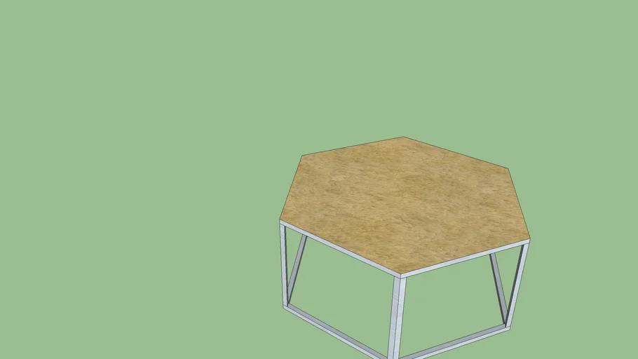 hexagon middle table | 3D Warehouse
