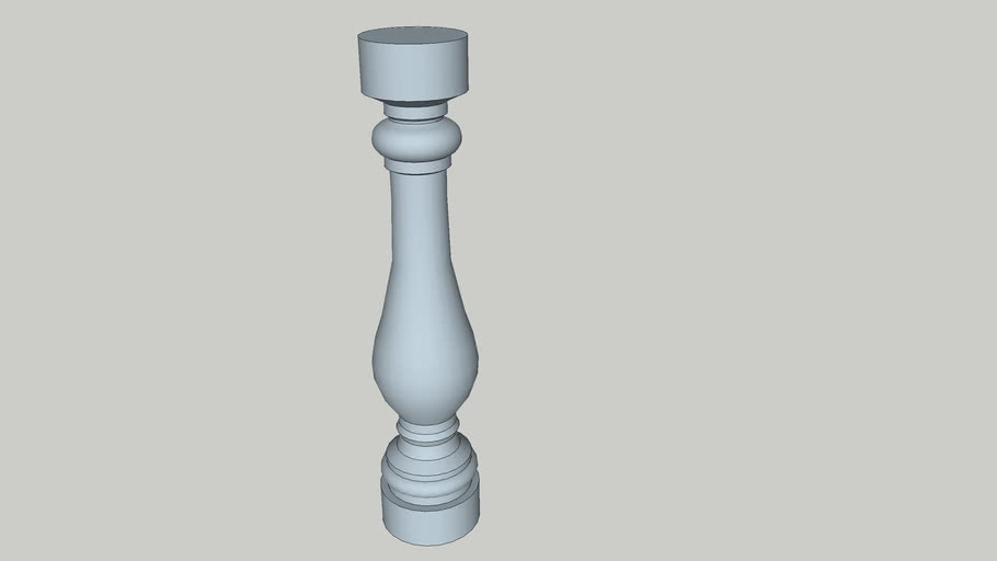 កូនក្រឡឹងបង្កាន់ដៃ/Rail Column | 3D Warehouse