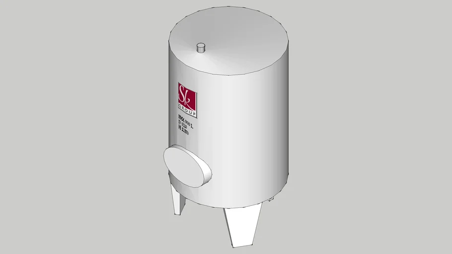 EXXE_900L_S1KEKE_D920_H1250 WINE TANK SK | 3D Warehouse