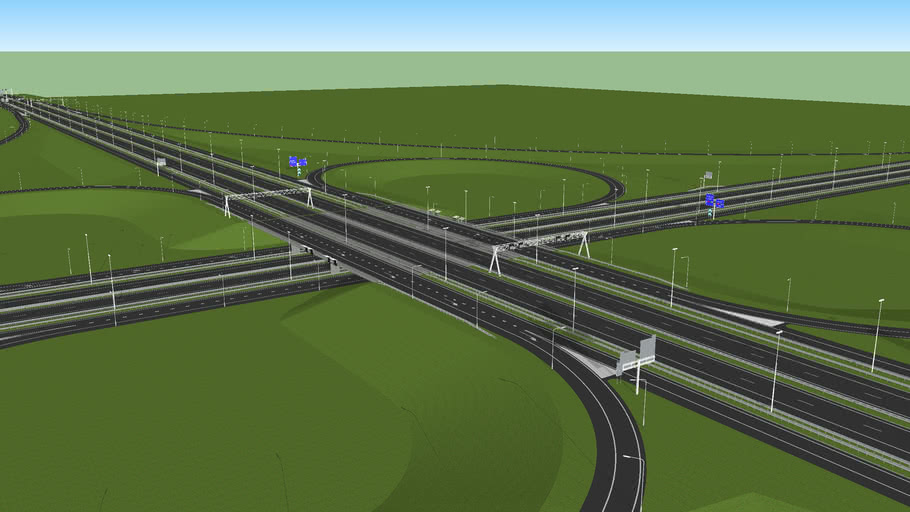 Highway junction | 3D Warehouse