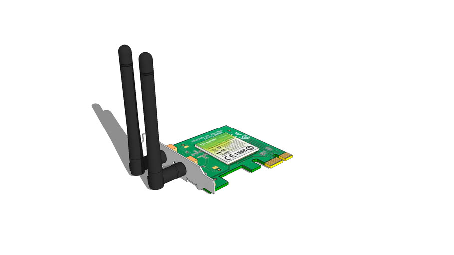 TP-LINK PCI-E WIRELESS ADAPTER 300mbps LOW PROFILE | 3D Warehouse