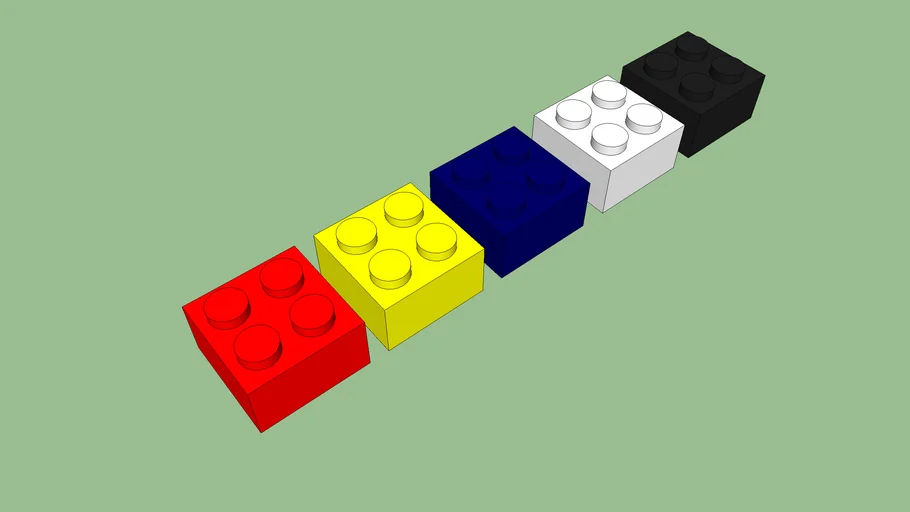 2x2 Legos | 3D Warehouse