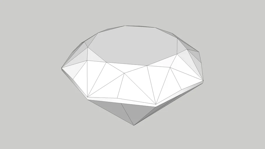 Diamond button | 3D Warehouse