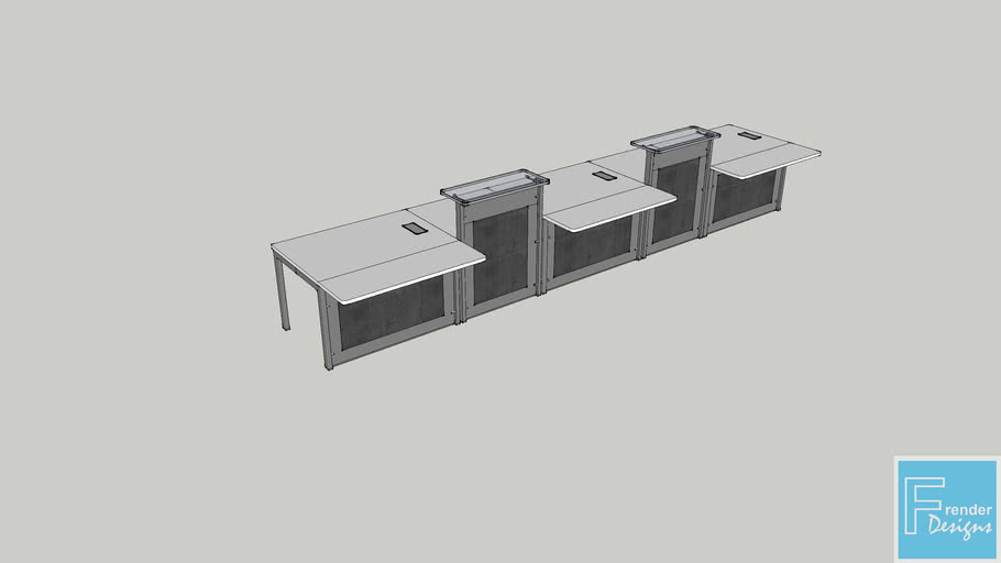 CASHIER COUNTER-2 | 3D Warehouse