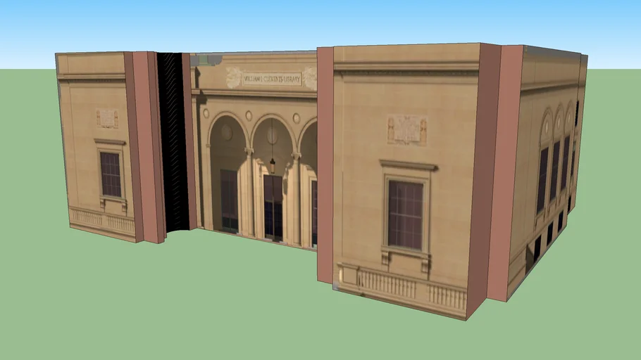 Clements Library, University of Michigan, Ann Arbor | 3D Warehouse
