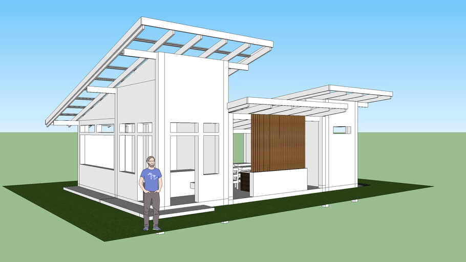 Tourist Service and Garbage Separation Building (Waste area) - 2 | 3D ...