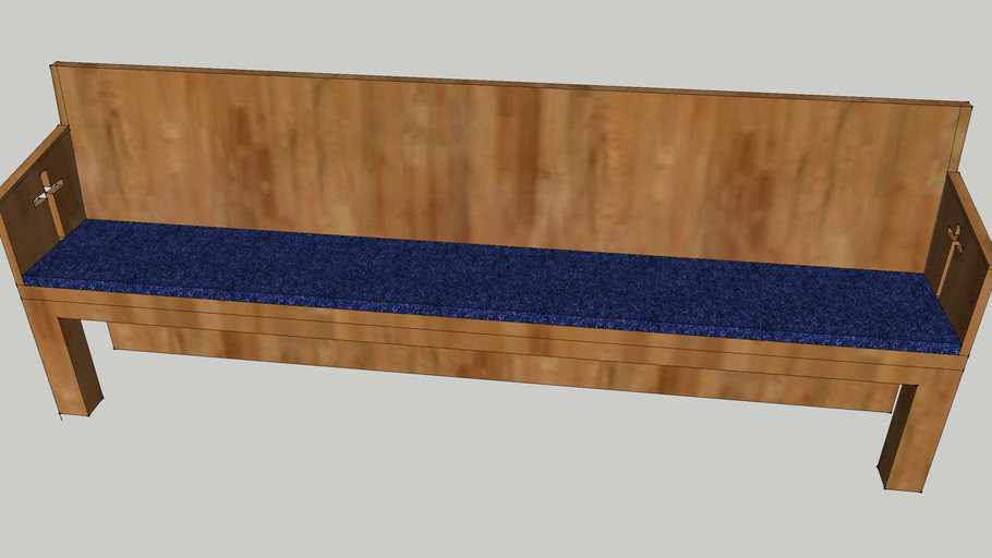 Church pew | 3D Warehouse