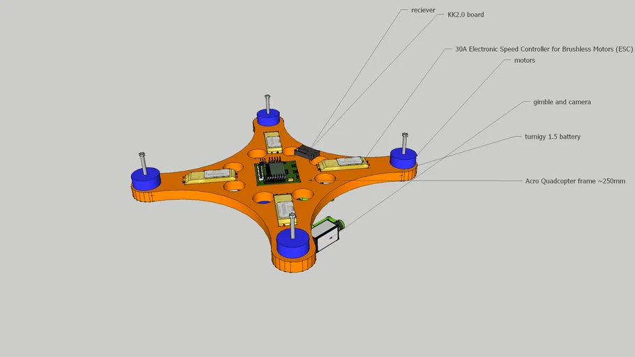 quadcopter | 3D Warehouse