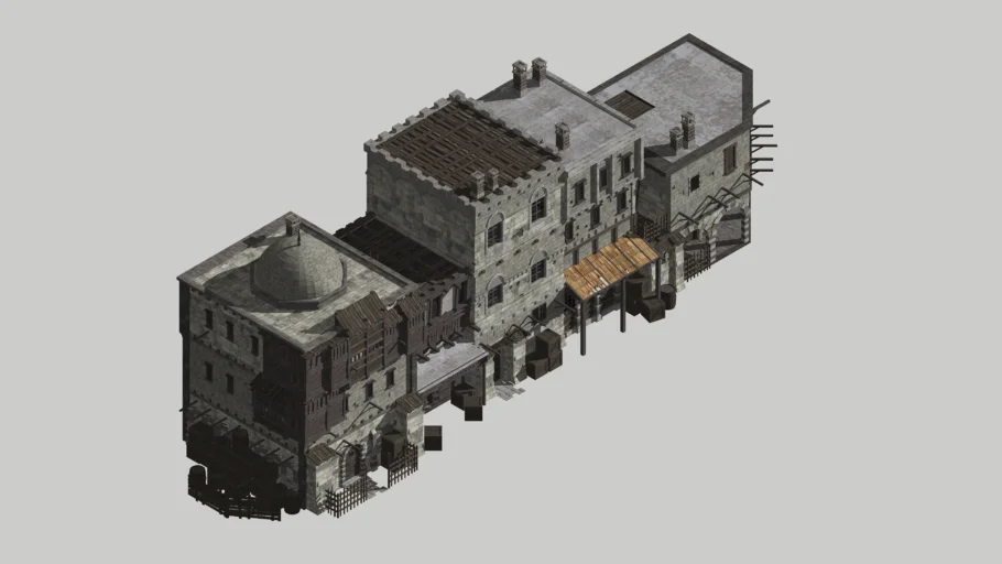 Medieval block 1 | 3D Warehouse