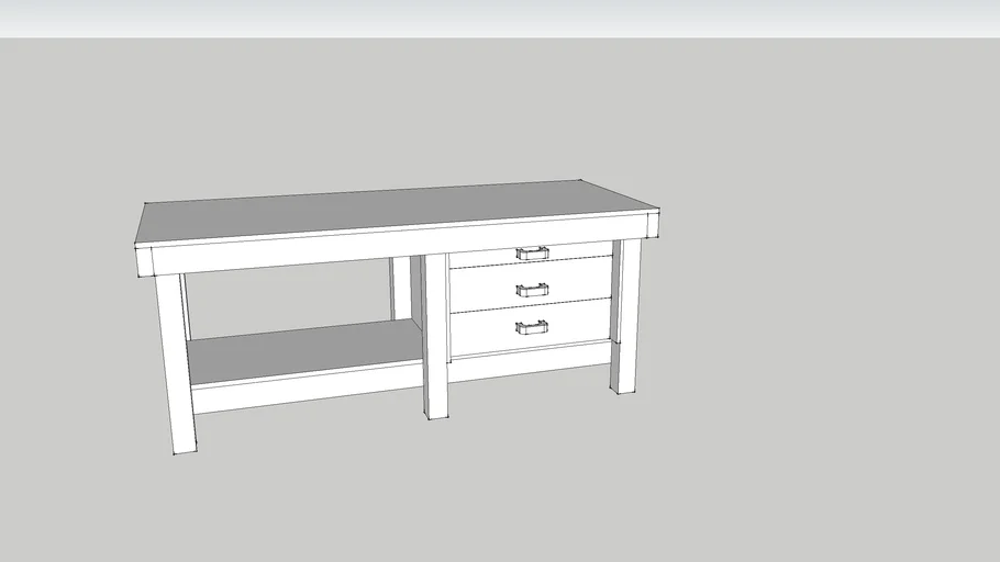 Easy workbench | 3D Warehouse
