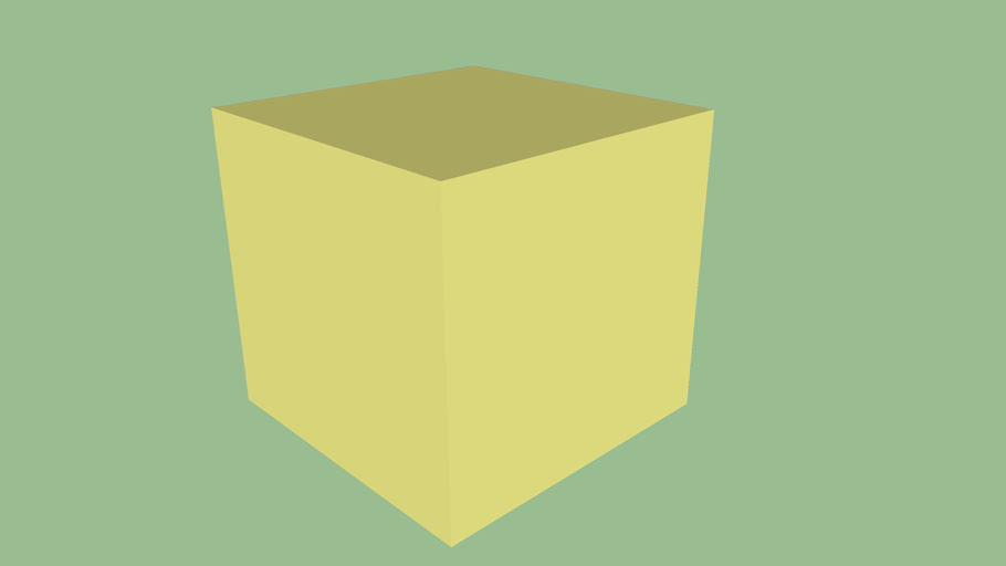 3D Shapes Simple Cube | 3D Warehouse
