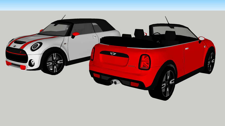 MINI 1.6 TURBO COOPER S F 57 CABRIO 2021 | 3D Warehouse