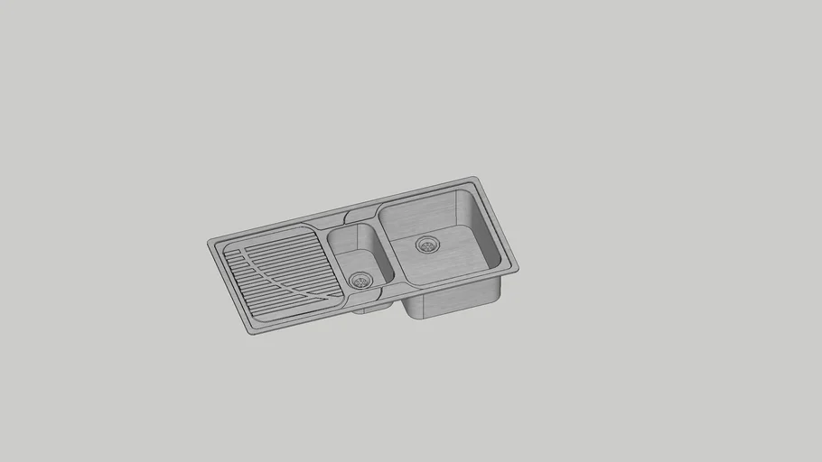 PL-FABER-1N-HALF-SINK-1030 | 3D Warehouse