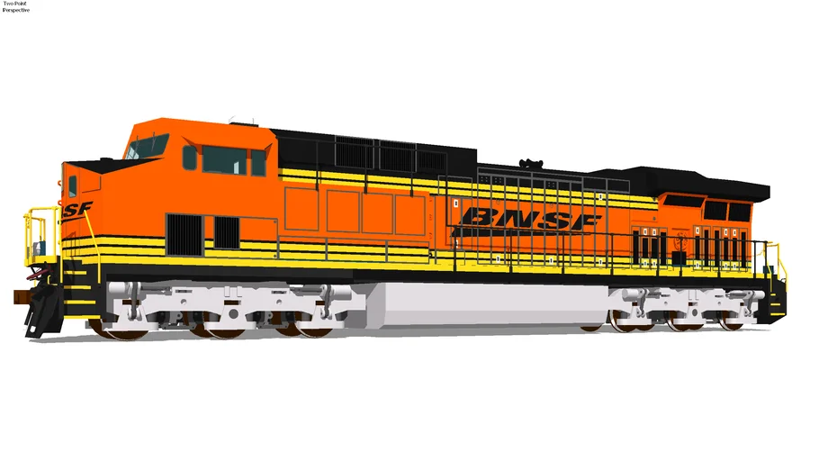 BNSF General Electric ES44AC | 3D Warehouse