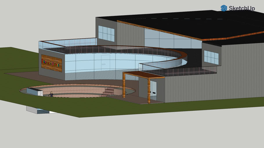 Tiny Home Community Center | 3D Warehouse