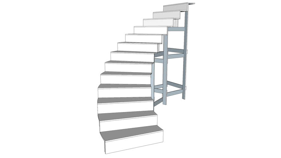 CURVED STAIRS BUILD | 3D Warehouse