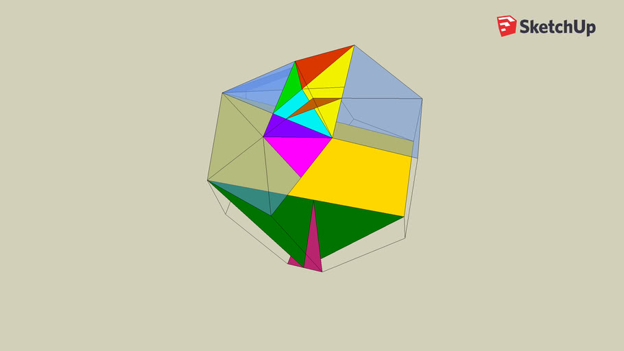 Dodecahedron Drawn Triangles | 3D Warehouse