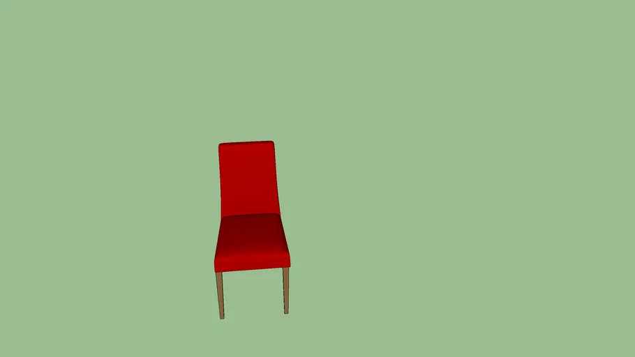 Red Chair | 3D Warehouse