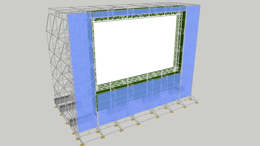 screen tower 106-1 | 3D Warehouse