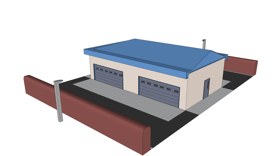 Race Track Garage | 3D Warehouse