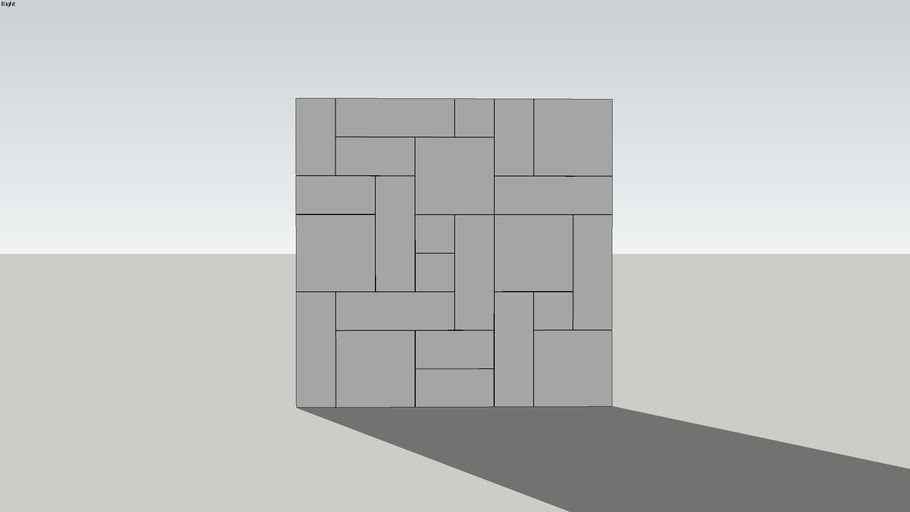 wall 3d geometric | 3D Warehouse