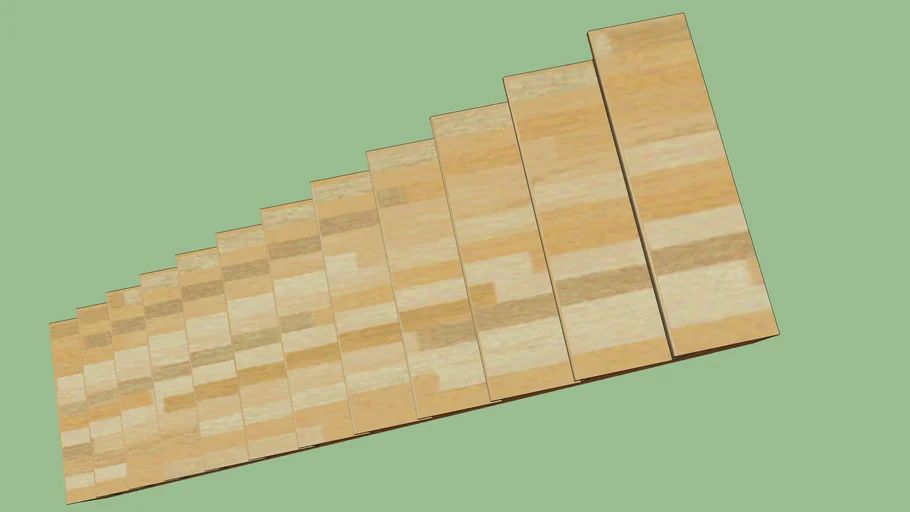 12 step staircase | 3D Warehouse