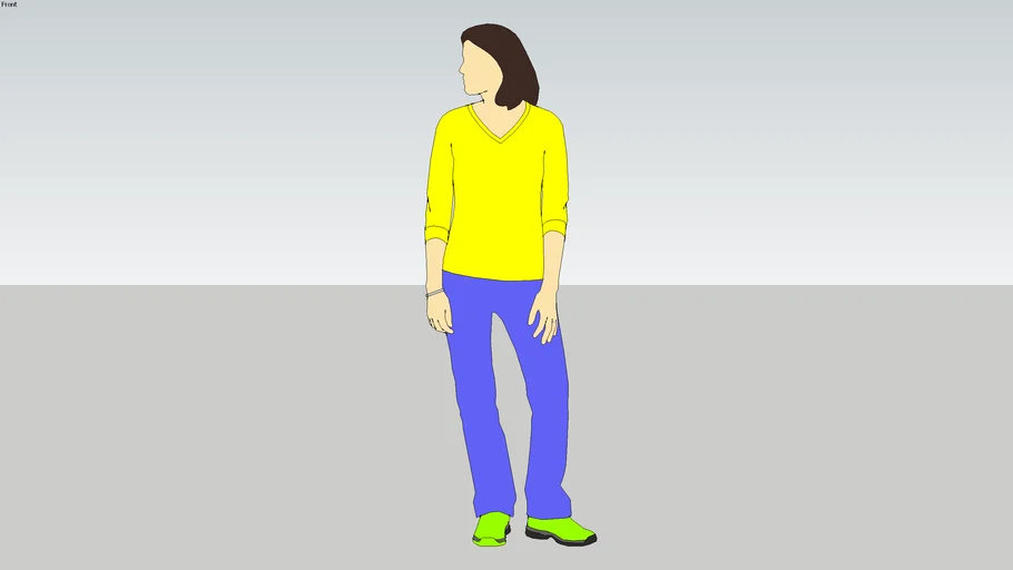 Sketch-up Woman | 3D Warehouse