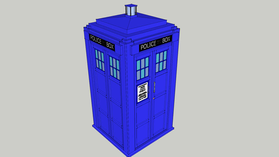 TARDIS / Police Box | 3D Warehouse