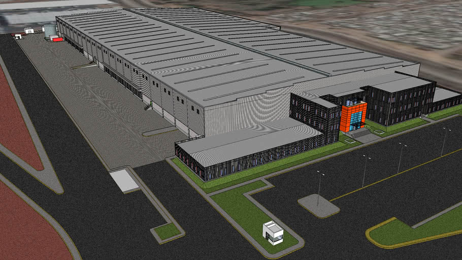 industrial, 'maquila', plant in mexico | 3D Warehouse