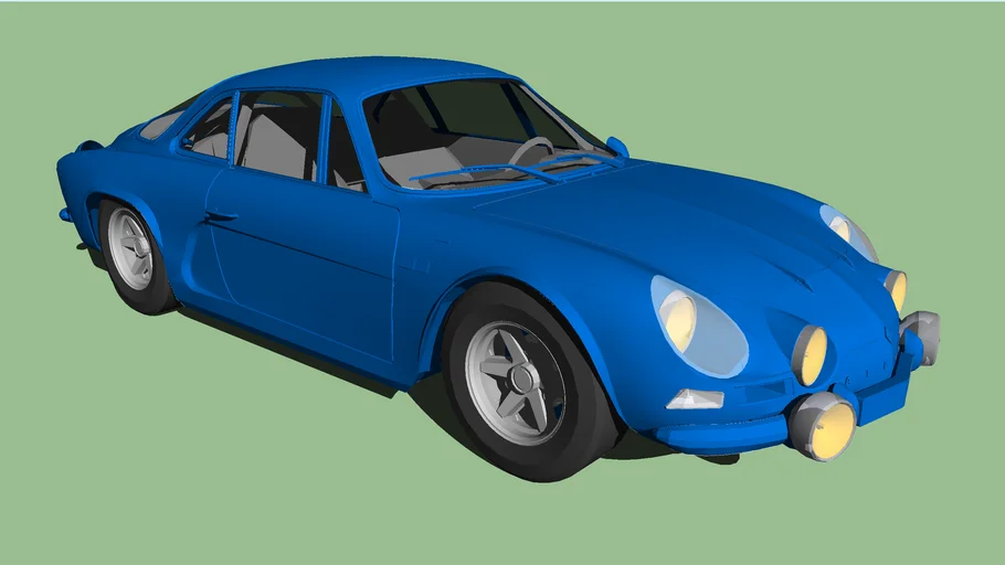 renault alpine a110 | 3D Warehouse