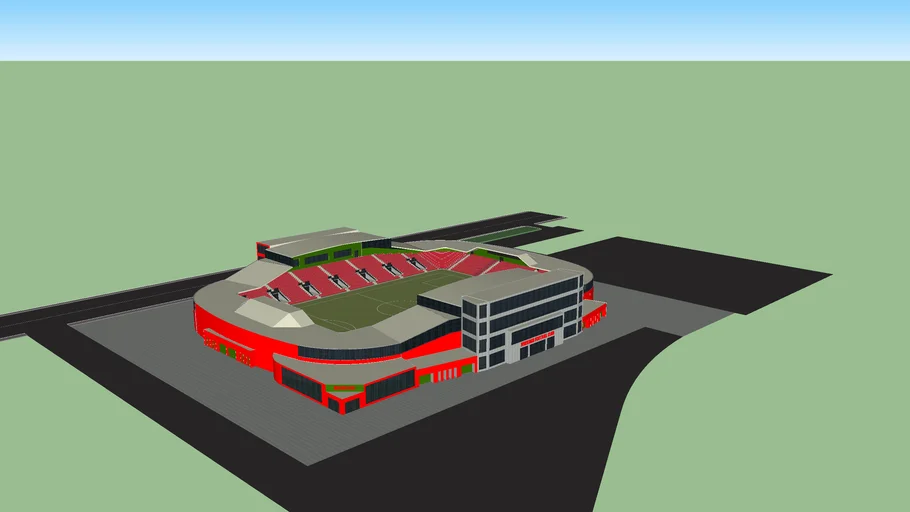 racecourse ground, wrexham | 3D Warehouse