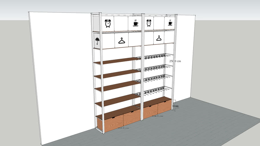 Rack Miniso | 3D Warehouse