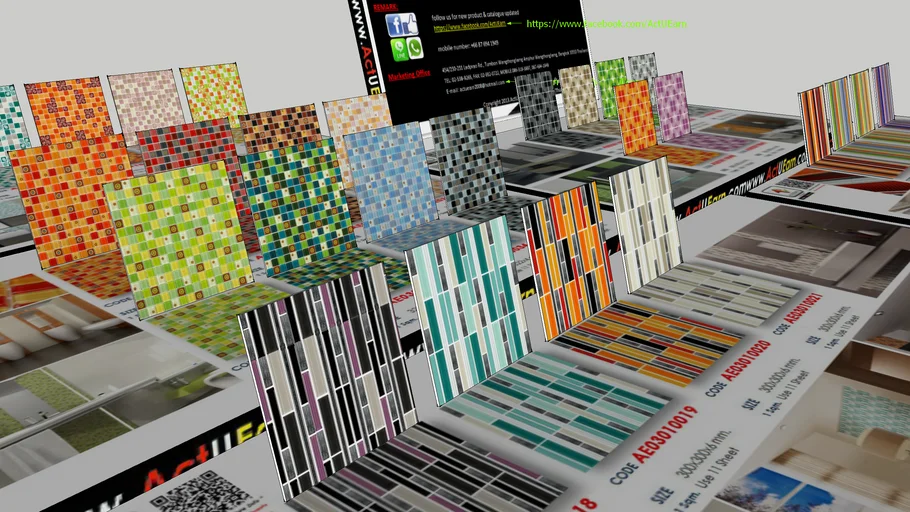 Glass Mosiac ActUEarn3D Catalogue Part001 | 3D Warehouse