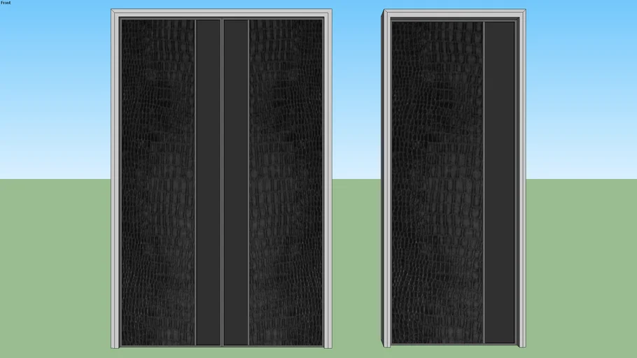 Leather Door | 3D Warehouse