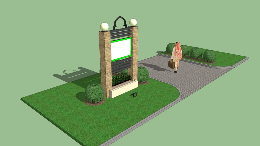 Signage Design Outdoor 2 | 3D Warehouse