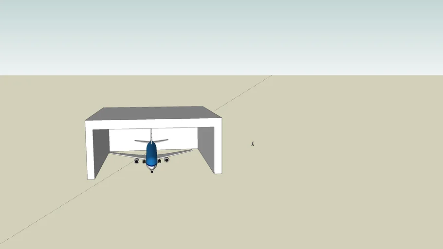 my airplane's garage | 3D Warehouse