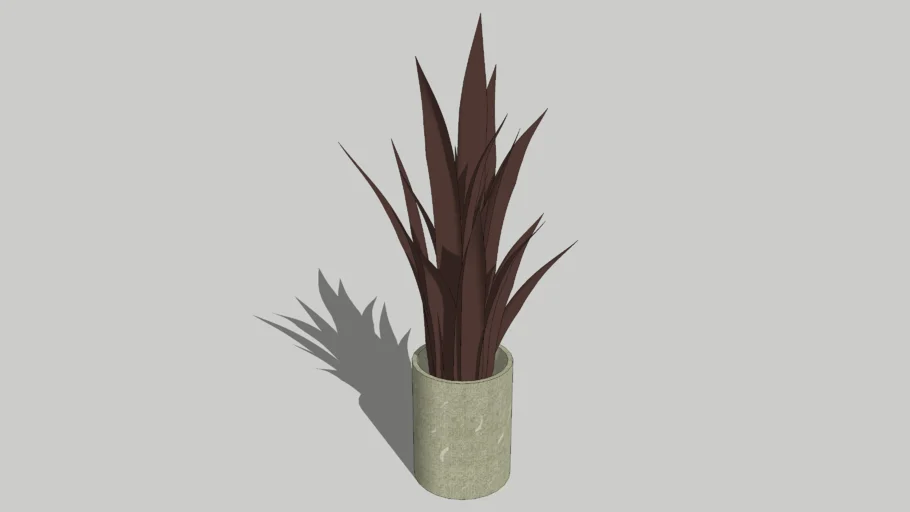 indoor plant // red plant | 3D Warehouse