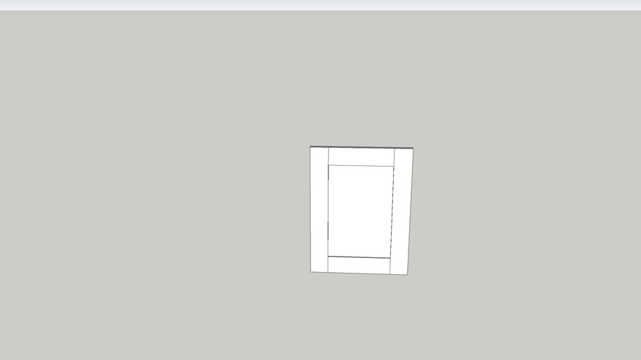 Standard shaker Door | 3D Warehouse
