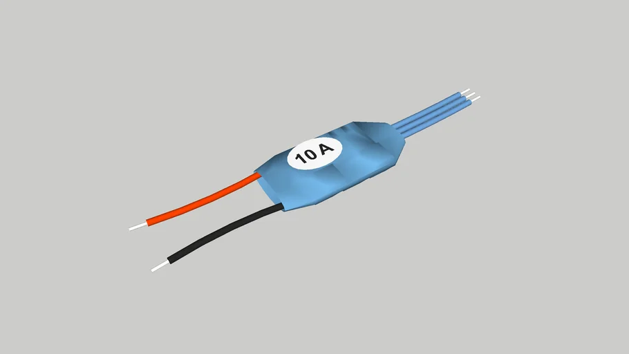 10 A Brushless motor ESC | 3D Warehouse