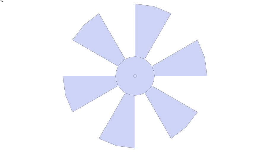 52' Fan 2D | 3D Warehouse