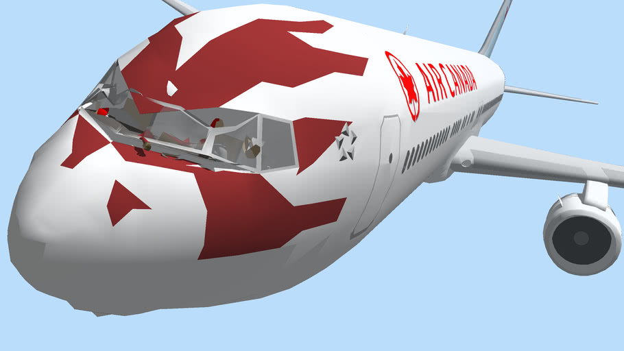 An Andean Condor Smashes Through the Cockpit Window of a 767 | 3D Warehouse