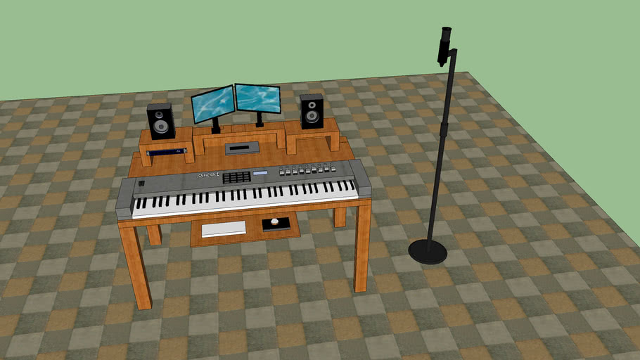 Studio Table | 3D Warehouse