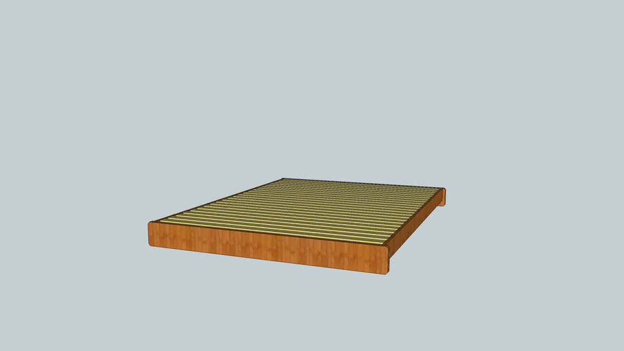 Slat bed | 3D Warehouse