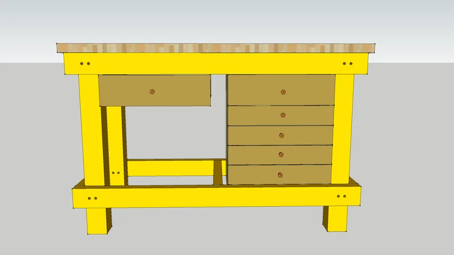 Completed Workbench | 3D Warehouse