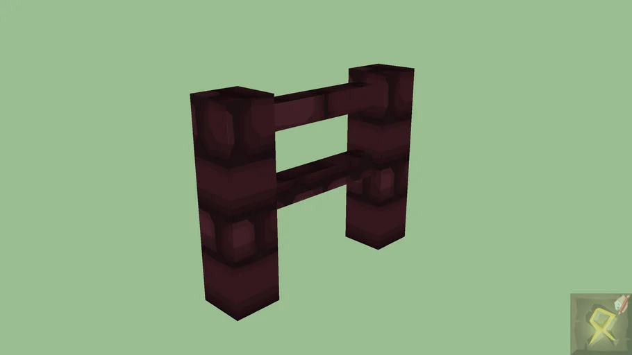 Fence - Nether Brick2 | 3D Warehouse