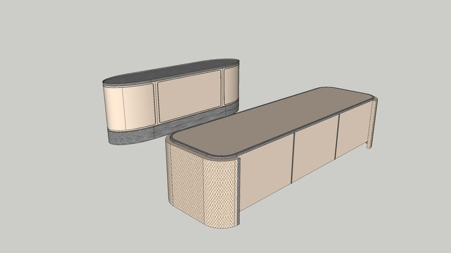 Office Desk & Storage | 3D Warehouse