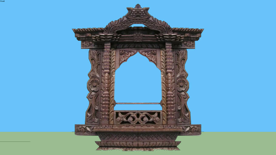 newari carved frame | 3D Warehouse